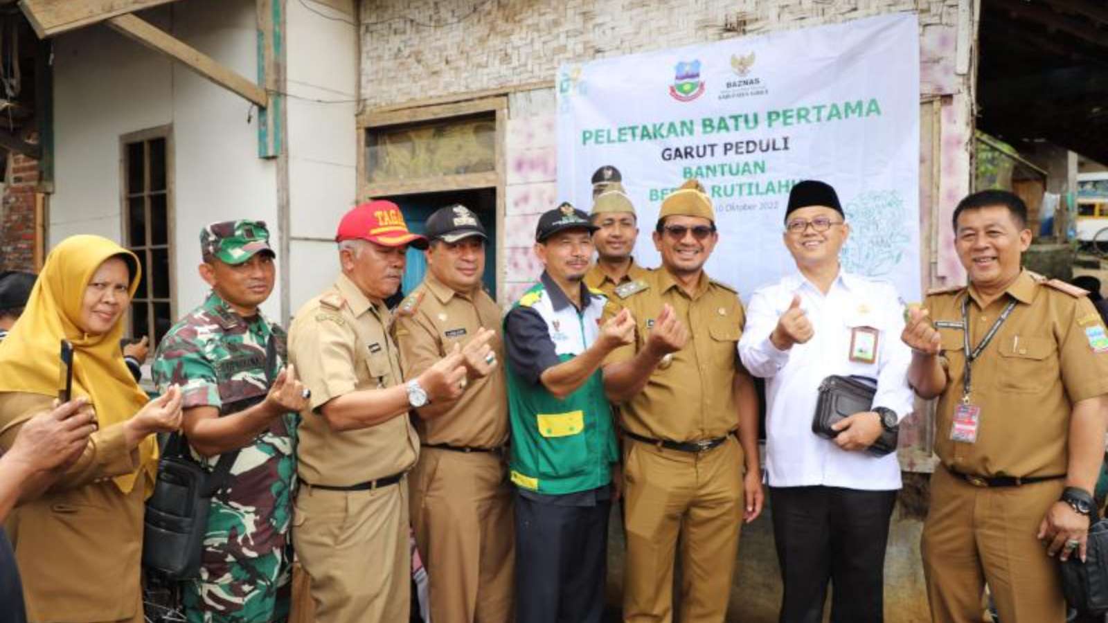 Wabup Garut Launching Gebyar Perbaikan Rutilahu dari Baznas Garut