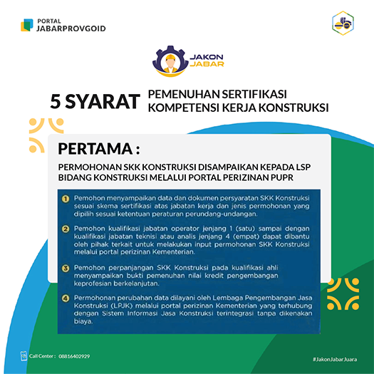 Portal Jabar - Layanan Pelatihan Tenaga Kerja Konstruksi Kualifikasi Ahli