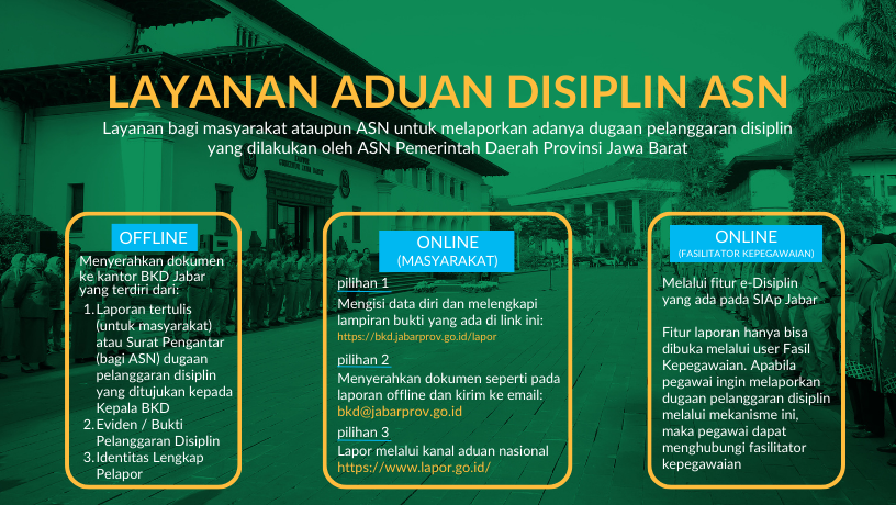 Portal Jabar - Layanan Layanan Aduan Disiplin ASN