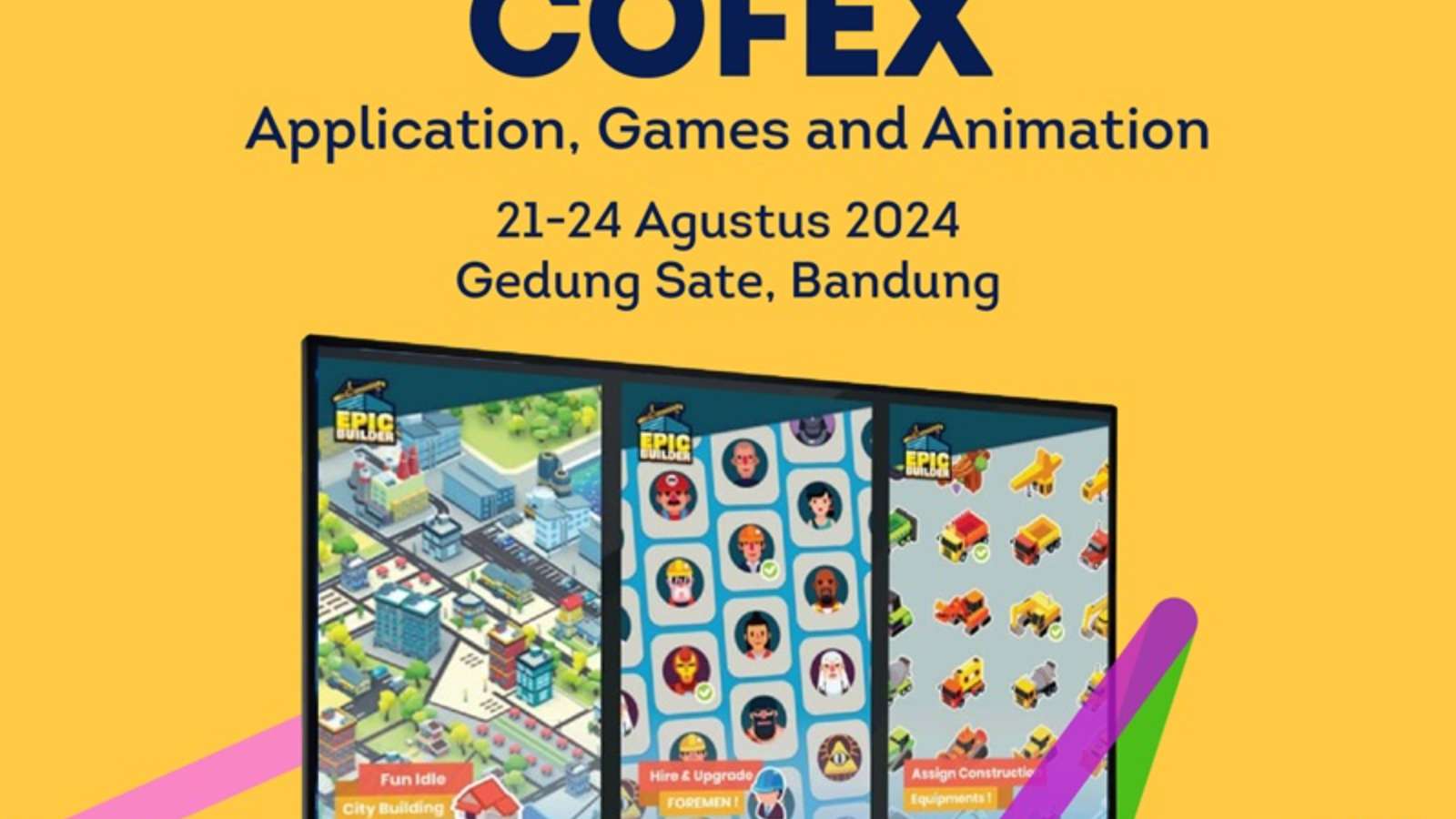 West Java Festival 2024 Presents COFEX Showcase, Game, Application, and ...