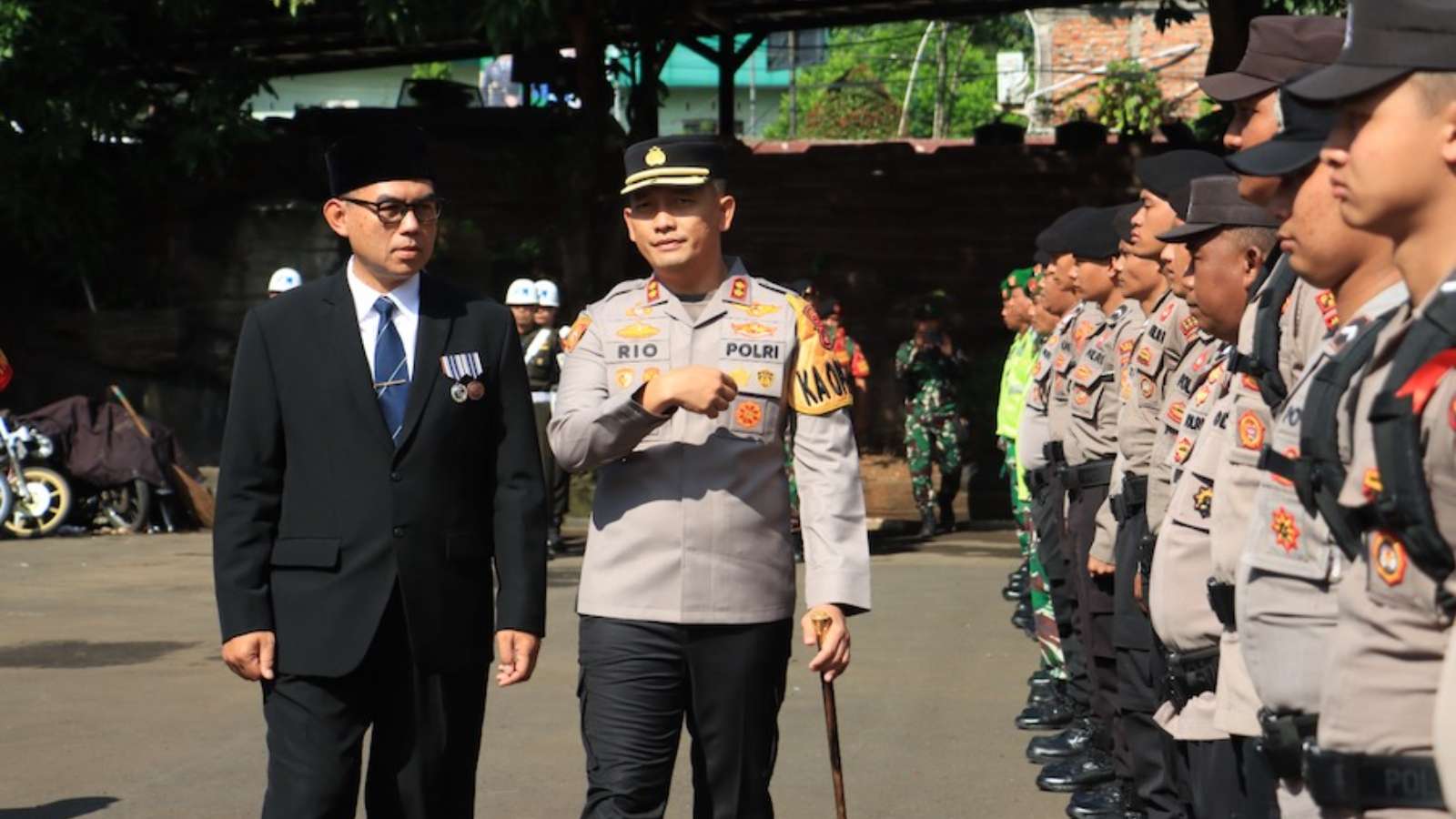 Sekda Kabupaten Bogor Sampaikan Pesan Kapolda Jabar pada Apel Serpras Pengamanan Pilkada Serentak