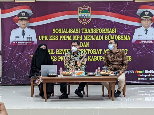 DPMD Sosialisasikan Bumdesma dan Hasil Review Inspektorat